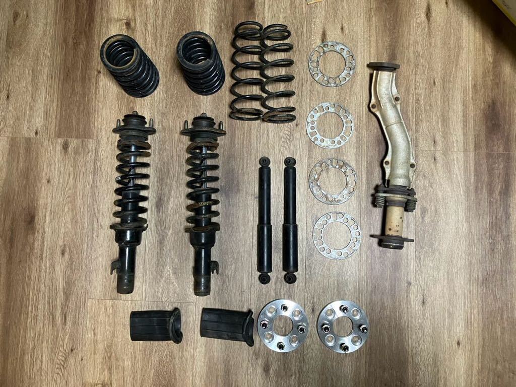 【傷や汚れあり】ホンダ トゥデイ ビート JW3 JW4 サスペンション、スペーサー、ワイドトレッド、中間マフラーの落札情報詳細 - ヤフオク ...