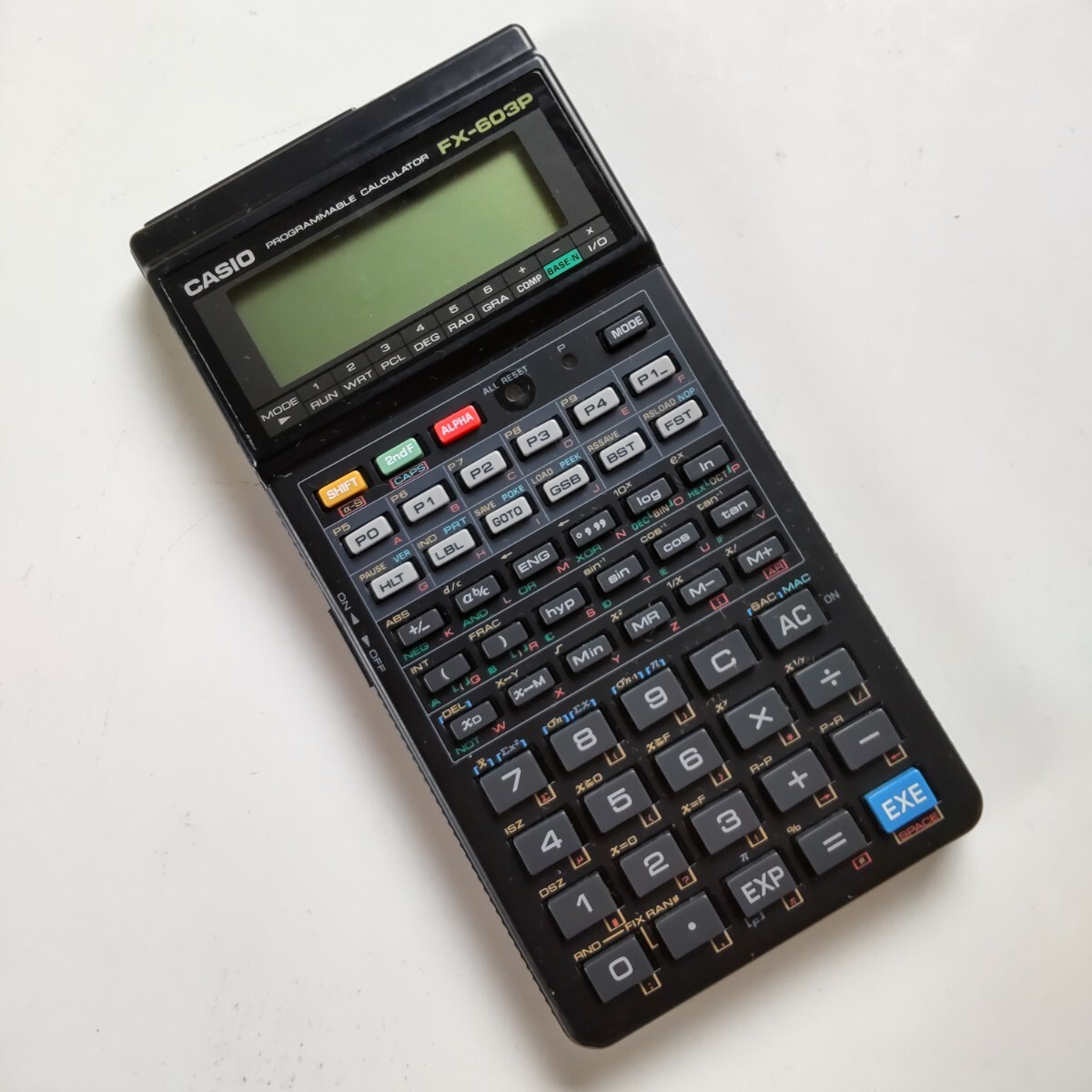 【傷や汚れあり】CASIO プログラム関数電卓 FX-603Pの落札情報詳細 - ヤフオク落札価格検索 オークフリー