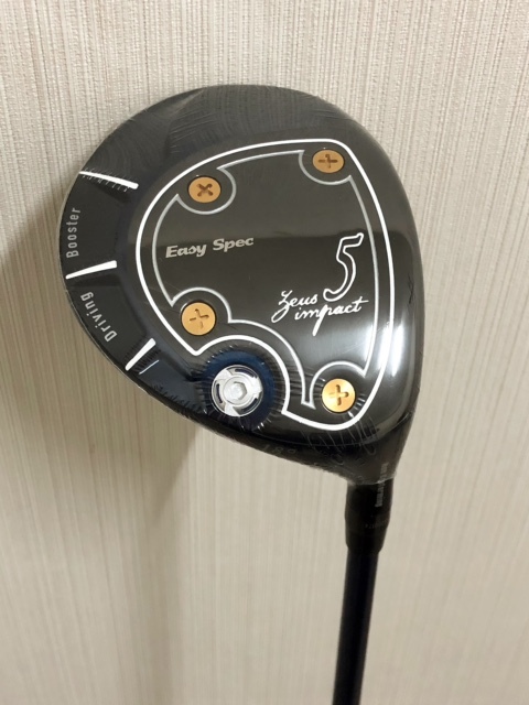 【未使用】【g002-24】 送料無料！新品 / 未使用 ZeusImpact EasySpec FW #5 フェアウェイウッド R 高反発 42.25インチ / 男性用 の落札情報詳細 ...