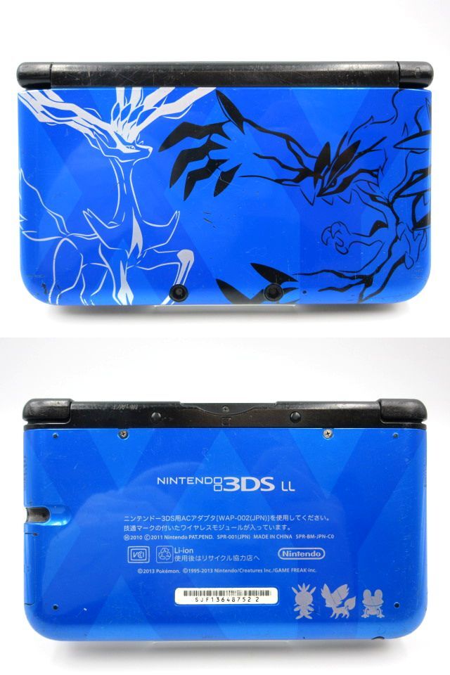 【傷や汚れあり】 【ジャンク品】 Nintendo 任天堂 ニンテンドー 3DSLL 本体 ポケットモンスターX ゼルネアス イベルタル ...