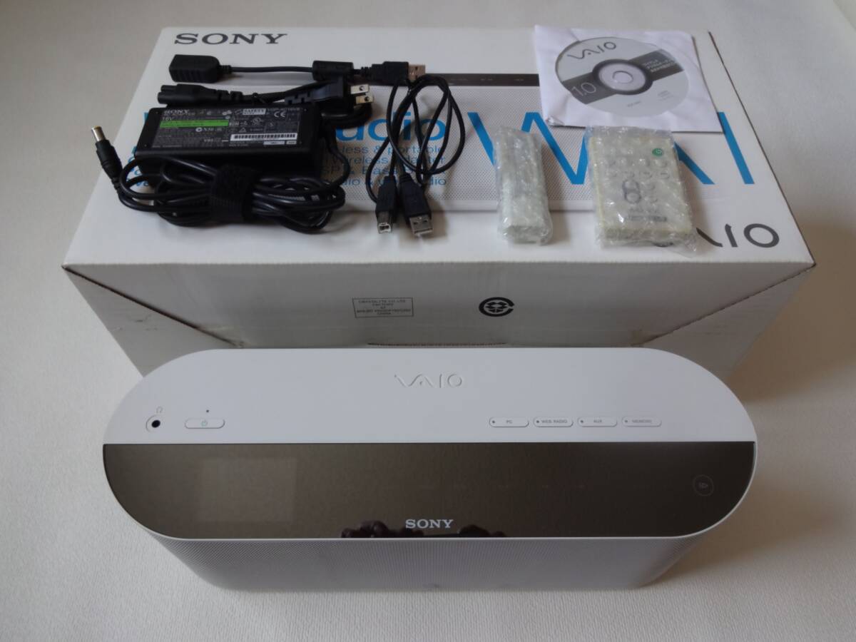 【目立った傷や汚れなし】【インターネットラジオ動作品】ソニー SONY VGF-WA1/W ホワイト Wi-Fi ワイヤレス デジタル ...