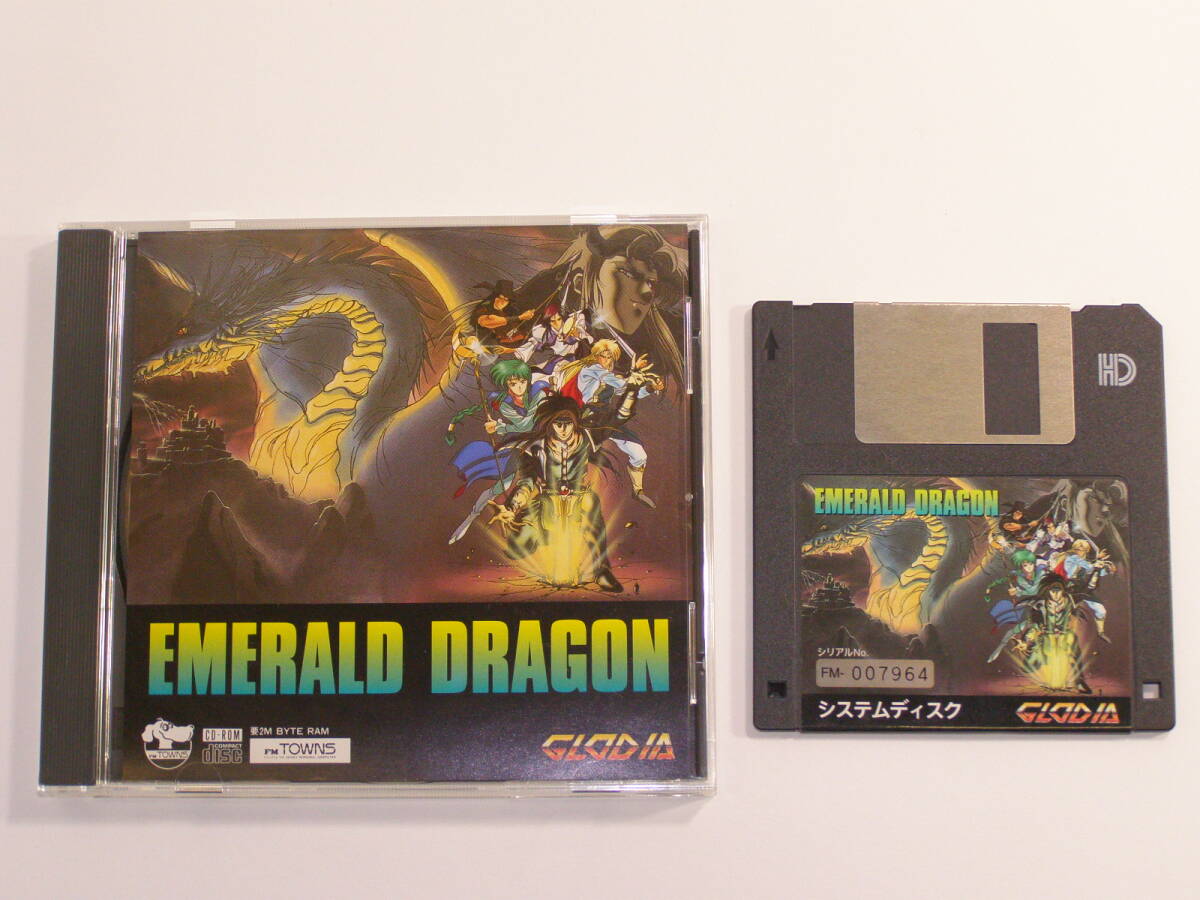 【やや傷や汚れあり】富士通 FM TOWNS エメラルドドラゴン EMERALD DRAGONの落札情報詳細 - Yahoo!オークション落札価格検索 オークフリー