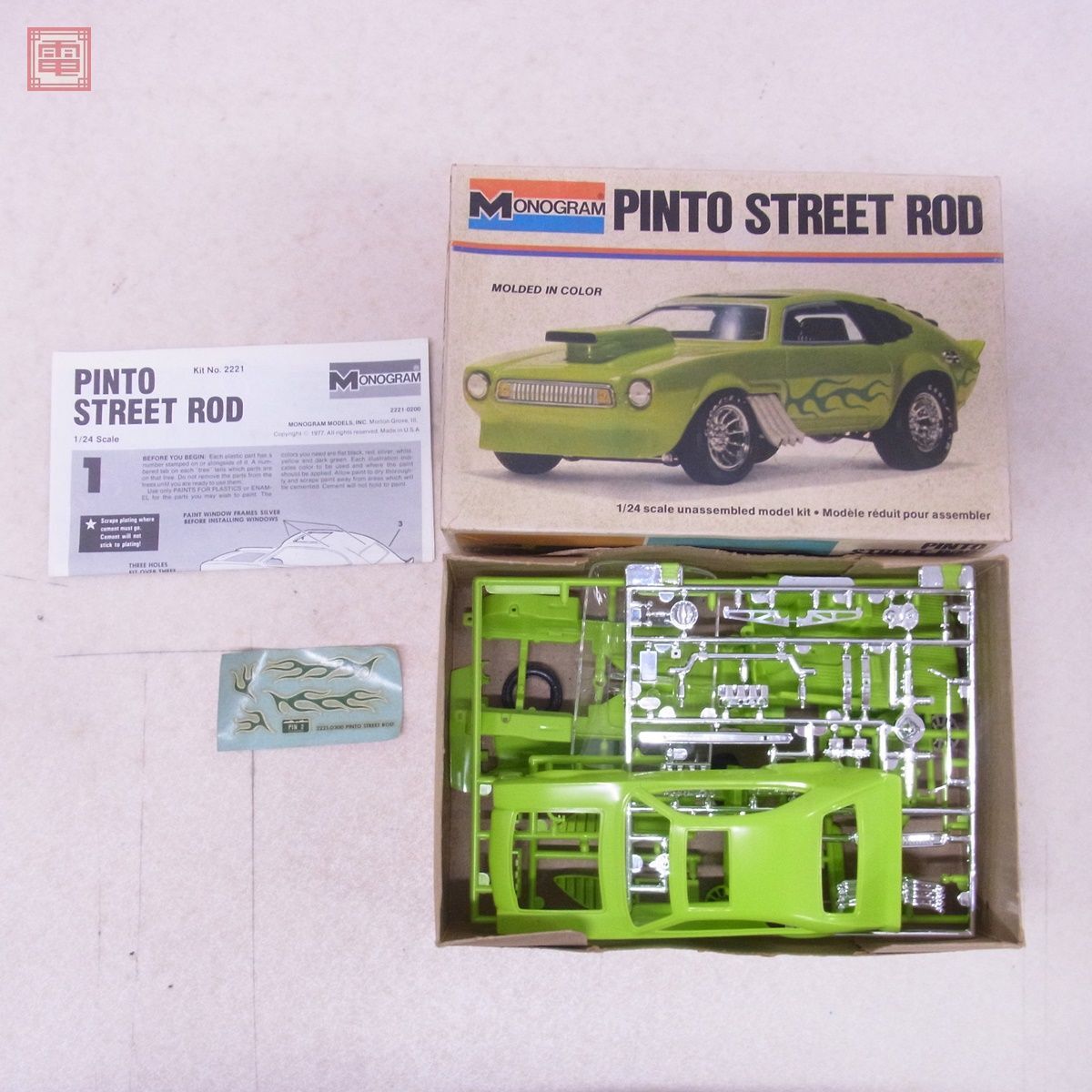 【傷や汚れあり】未組立 モノグラム 1/24 ピント ストリート ロッド MONOGRAM PINTO STREET ROD 現状品【10の ...