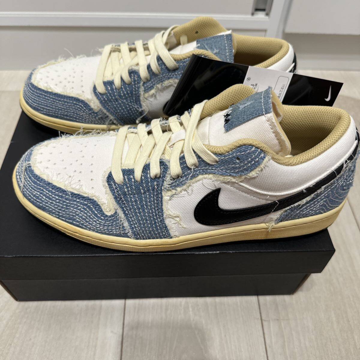 【未使用】JORDAN BRAND AIR JORDAN 1 LOW SE ASHEN SLATE/BLACK-PALE IVORY ...