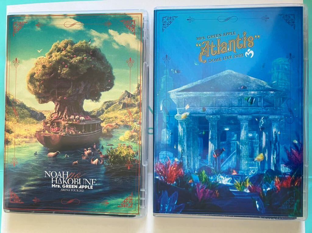 【目立った傷や汚れなし】一度視聴美品 ミセスグリーンアップル ライブ ブルーレイ2枚 Blu-ray Mrs.GREEN APPLE LIVE 2023 Atlantis NOAH no ...