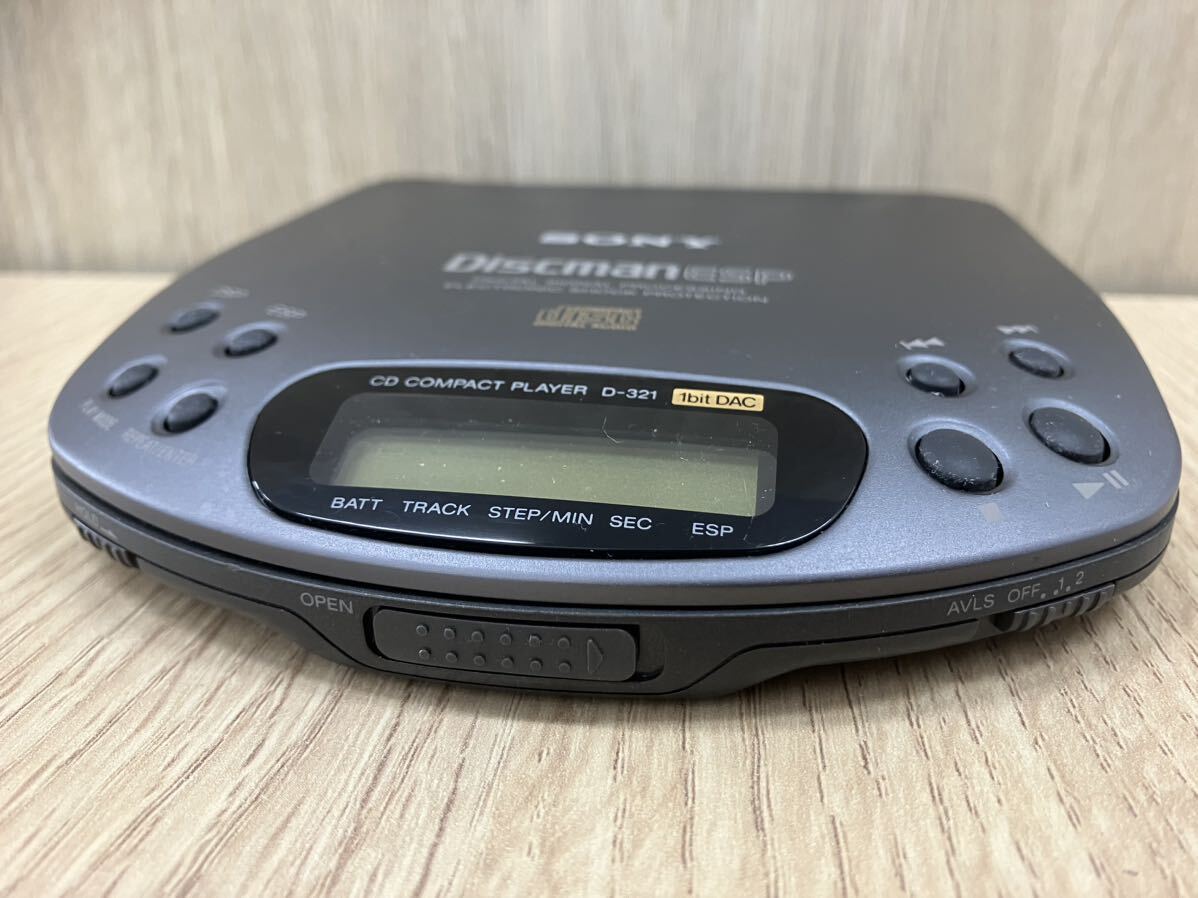 【全体的に状態が悪い】SONY Discman ESP D-321 ソニー ポータブルCDプレーヤー ディスクマン ジャンク品の落札情報詳細 ...