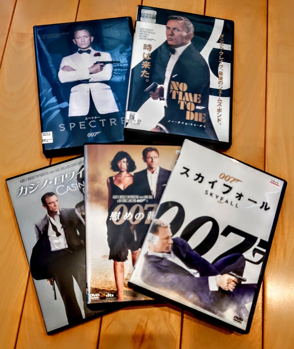 【目立った傷や汚れなし】∇即決∇ ダニエル・クレイグ 007 5部作 セット 映画 DVD コンプリート セット 全5巻 全5作 レンタル版 ノー・タイム・トゥ・ダイの落札情報詳細 ...