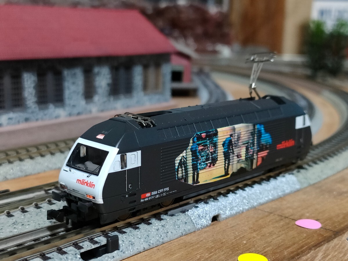 【目立った傷や汚れなし】ミニトリックス N 12687 スイス国鉄 SBB Re4／4-460型電機機関車 メルクリン Marklin ...