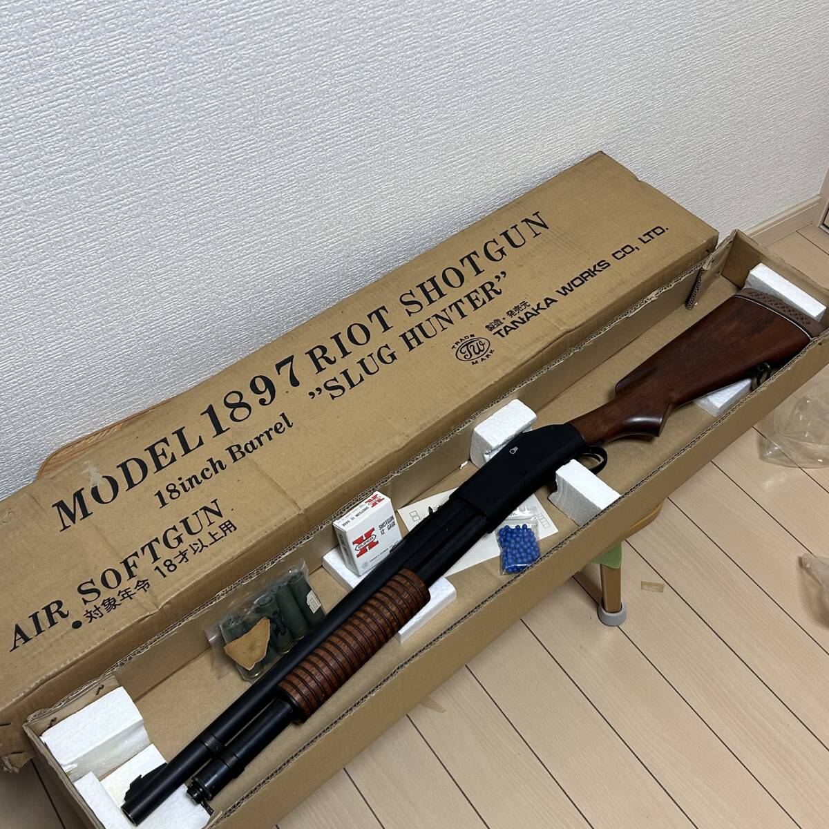 【目立った傷や汚れなし】東京タナカ M1897 トレンチガン 排莢式 ガスショットガン 現状品の落札情報詳細 - Yahoo!オークション落札 ...
