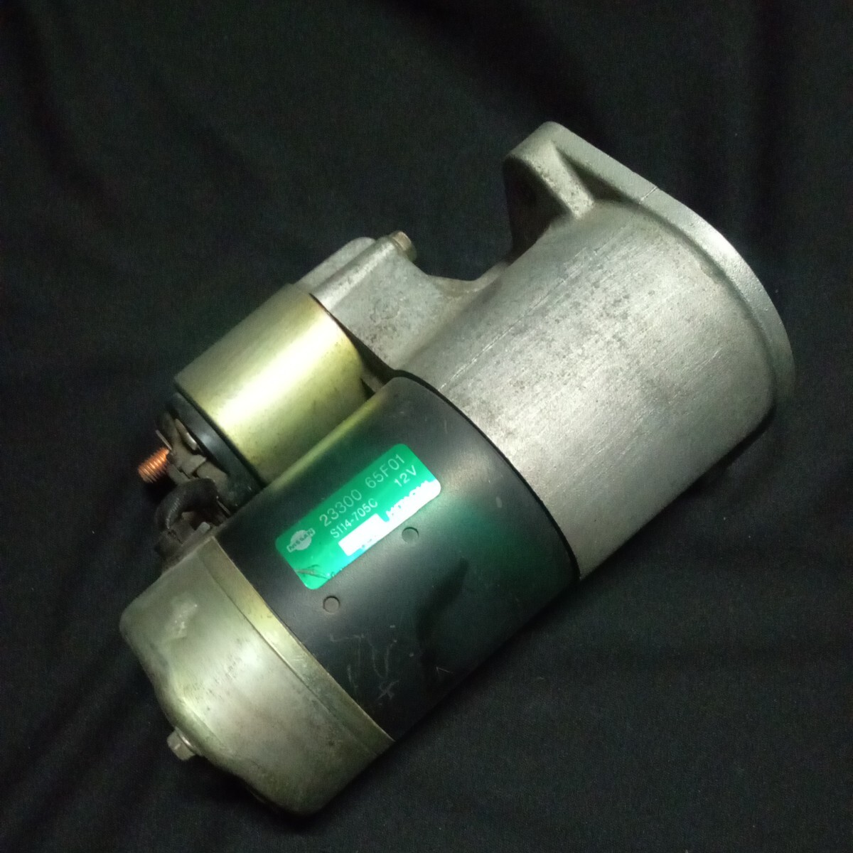 【やや傷や汚れあり】180SX・シルビアS13系★純正セルモーター 品番23300-65F01 ・S114-705C 12V HITACHI ...