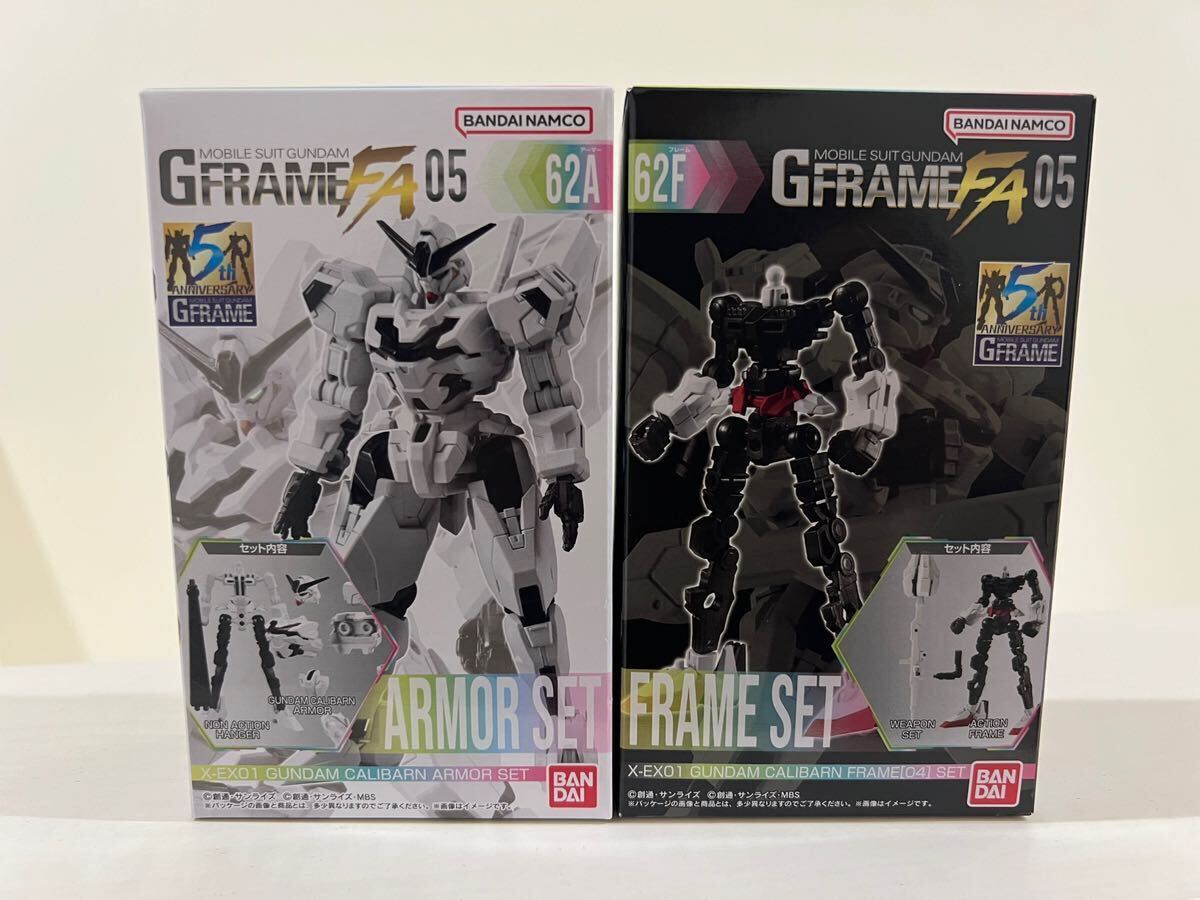 【未使用】機動戦士ガンダム GフレームFA05 ガンダム・キャリバーン 62A、62Fセット 食玩 gframe プラモデル 未開封発送の落札情報詳細 - ヤフオク落札価格検索 オークフリー