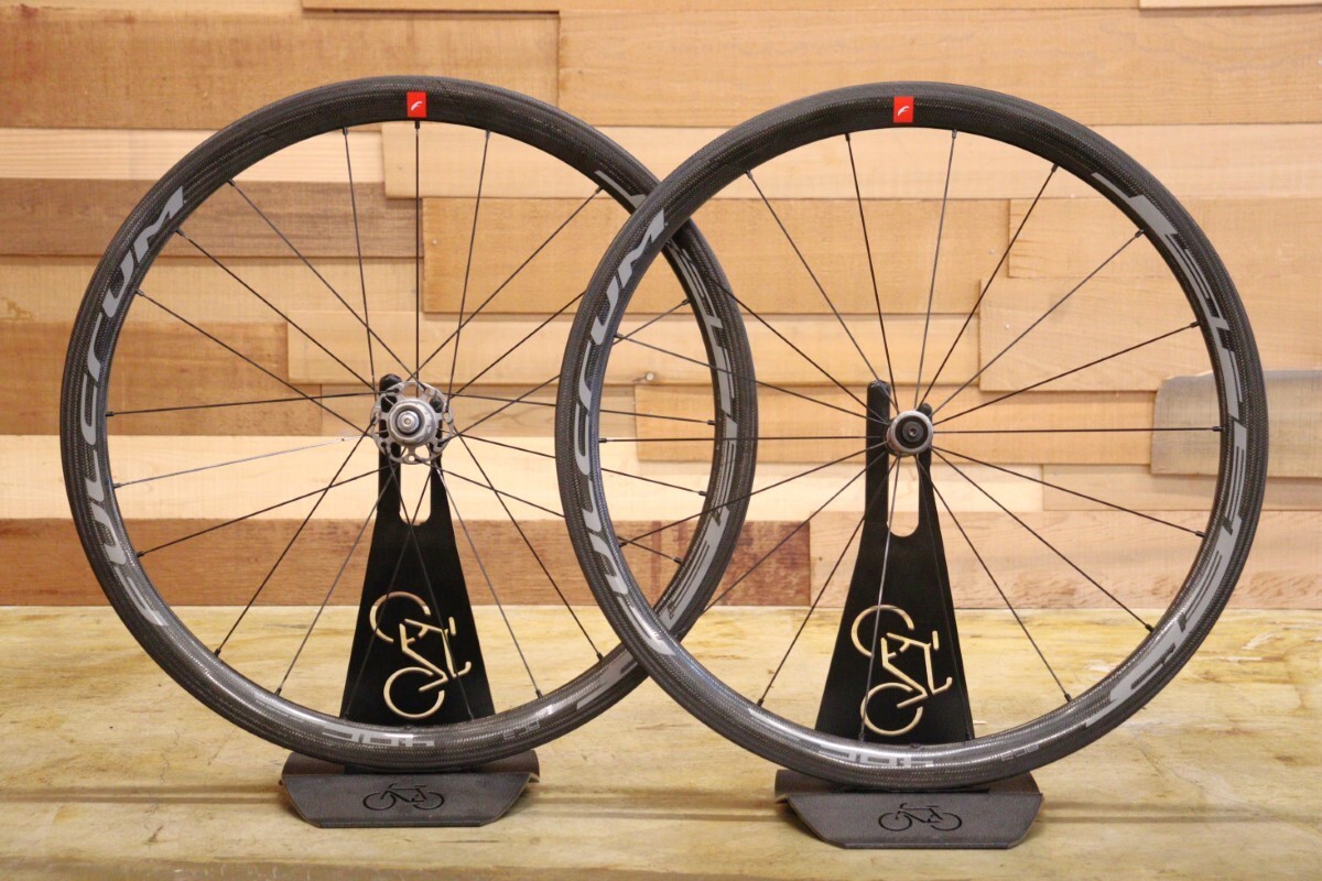 【やや傷や汚れあり】フルクラム FULCRUM スピード SPEED 40C AC3 カーボン クリンチャー ホイールセット シマノ 12 ...