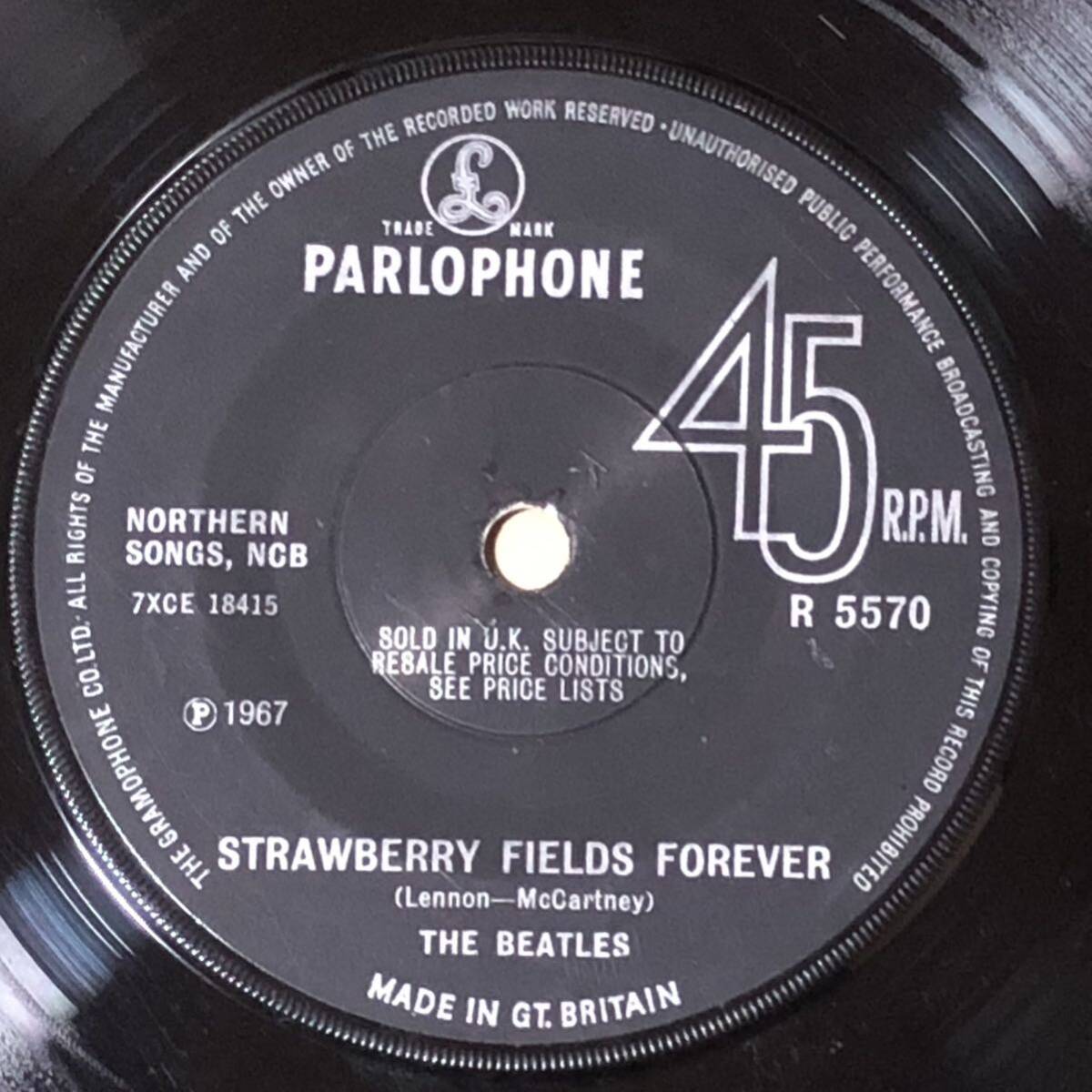 【目立った傷や汚れなし】Strawberry Fields Forever UK Orig Mono 7' Single 概ね良好の落札情報詳細 - Yahoo!オークション落札価格検索 オークフリー
