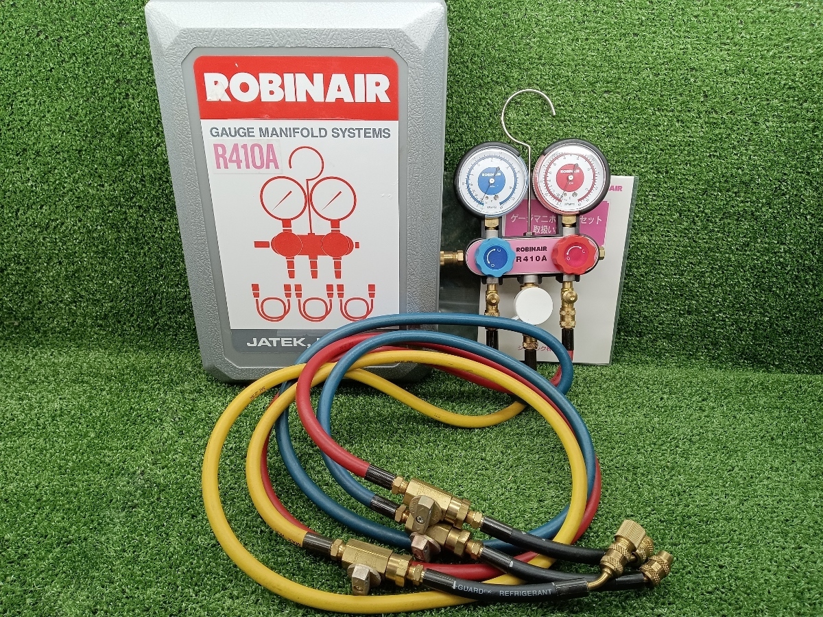 【傷や汚れあり】中古 ROBINAIR ロビネア ゲージマニホールド セット JA-5510 R410Aの落札情報詳細 - ヤフオク落札価格 ...