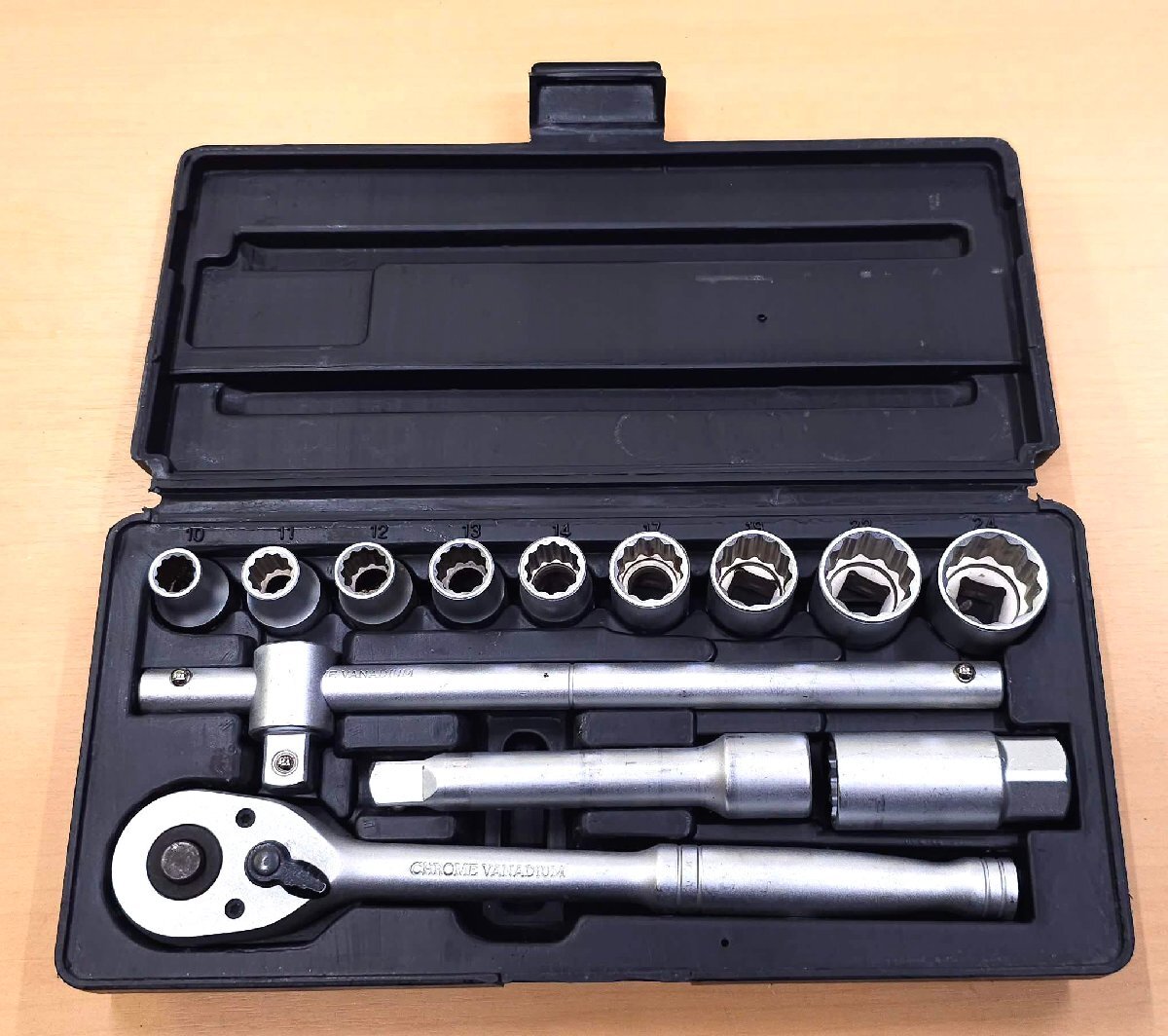 【目立った傷や汚れなし】中古 GISUKE ギスケ 13pcsソケットレンチセット S-4700 差込角12.7mm ソケット 10/12/13/14/17/19/22/24mmの落札情報詳細 ...