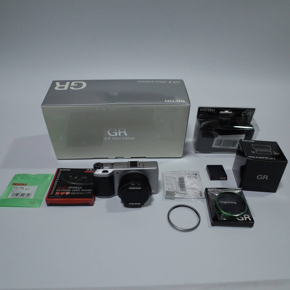 【未使用に近い】RICOH GR 2 APS-C リコー GR II 限定 シルバーエディション デジタル デジタルカメラ オールドデジカメ ...