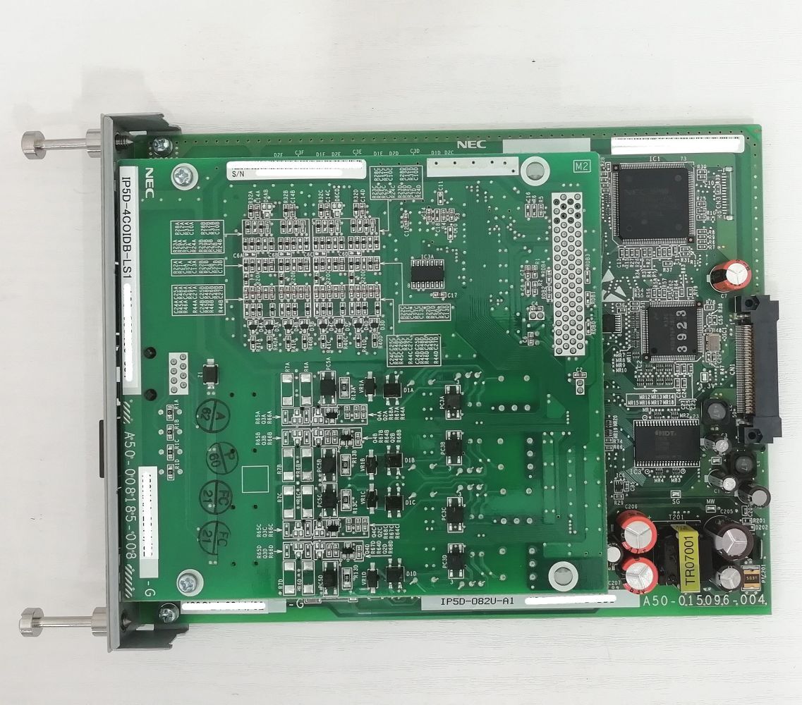 【やや傷や汚れあり】 複数品 NEC Aspire UX 4アナログ局線ユニット + 082コンビネーションユニット IP5D-082U-A1 / 4COIDB-LS1付 レターパック発 ...