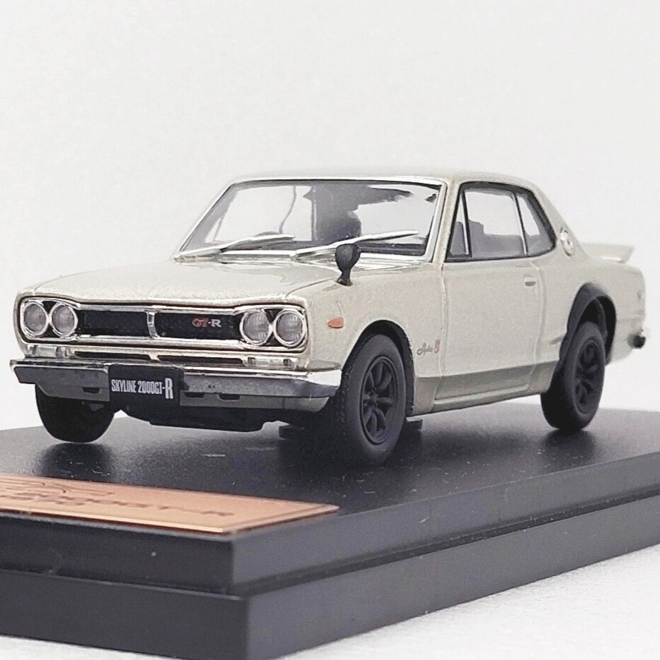 【全体的に状態が悪い】1/43 日産 スカイライン 2000 GT-R KPGC10 1970 2000GTR 昭和の名車 レースカー Nissan Skyline GTR クラシックカー ...