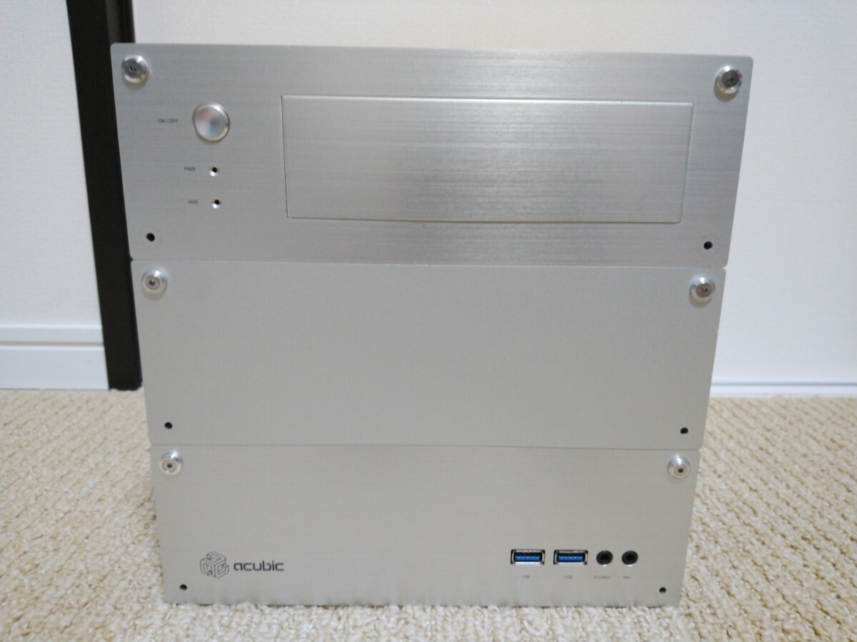 美品 Abee acubic RC07 ACE-RC07／ブラック／キューブ型PCケースの落札情報詳細 - Yahoo!オークション落札価格 ...