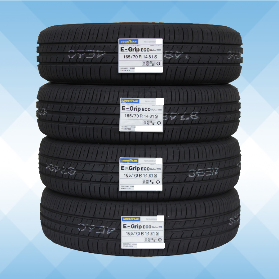 【未使用】165/70R14 81S GOODYEAR グッドイヤー EFFICIENT GRIP ECO EG01 24年製 正規品 送料無料 4本セット税込 \20,200より 2の落札 ...