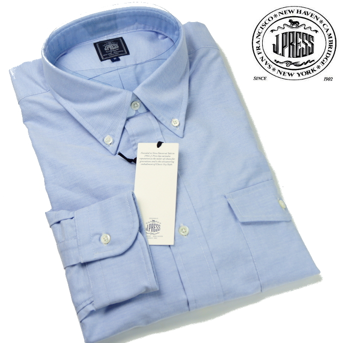 【未使用】【新品】Jプレス J.PRESS ORIGINALS《オーセンティック フィット》オックスフォード ボタンダウン 長袖シャツ XL サックスブルーの落札情報詳細 - Yahoo ...