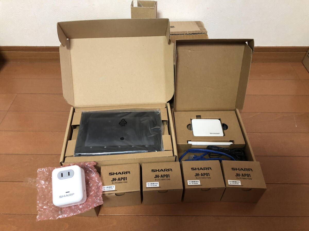【未使用】シャープ JH-RTP2 電力見える化システム （JH-RH01 タブレット端末）（JH-AG01 中継器）（JH-AP01 タップ5個） 期在庫未使用品の落札情報詳細 ...