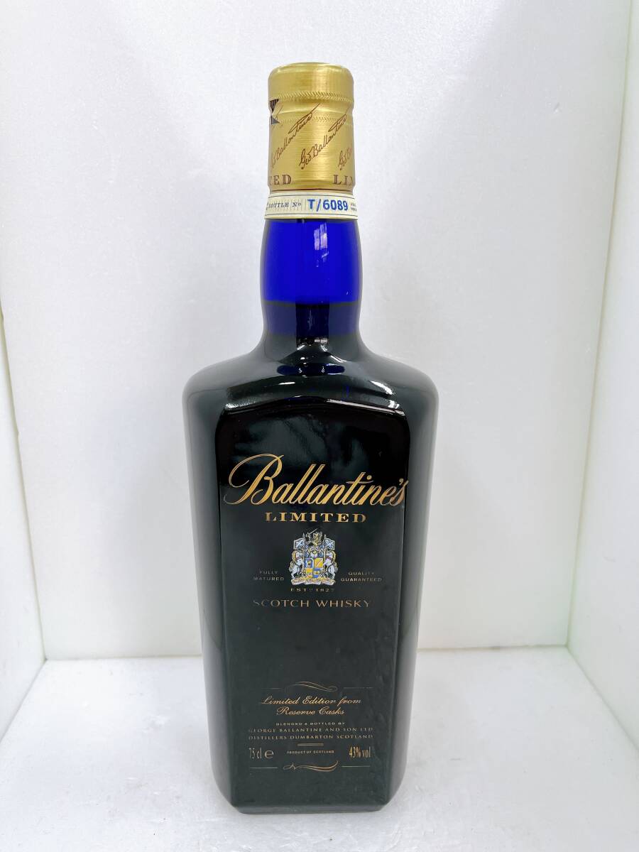 【未使用】バランタインリミテッド 箱付 750ml 43% 限定 T/6089 Ballantines LIMITED スコッチウイスキー 青 ブルーボトル 古酒 未開栓の落札情報詳細 ...