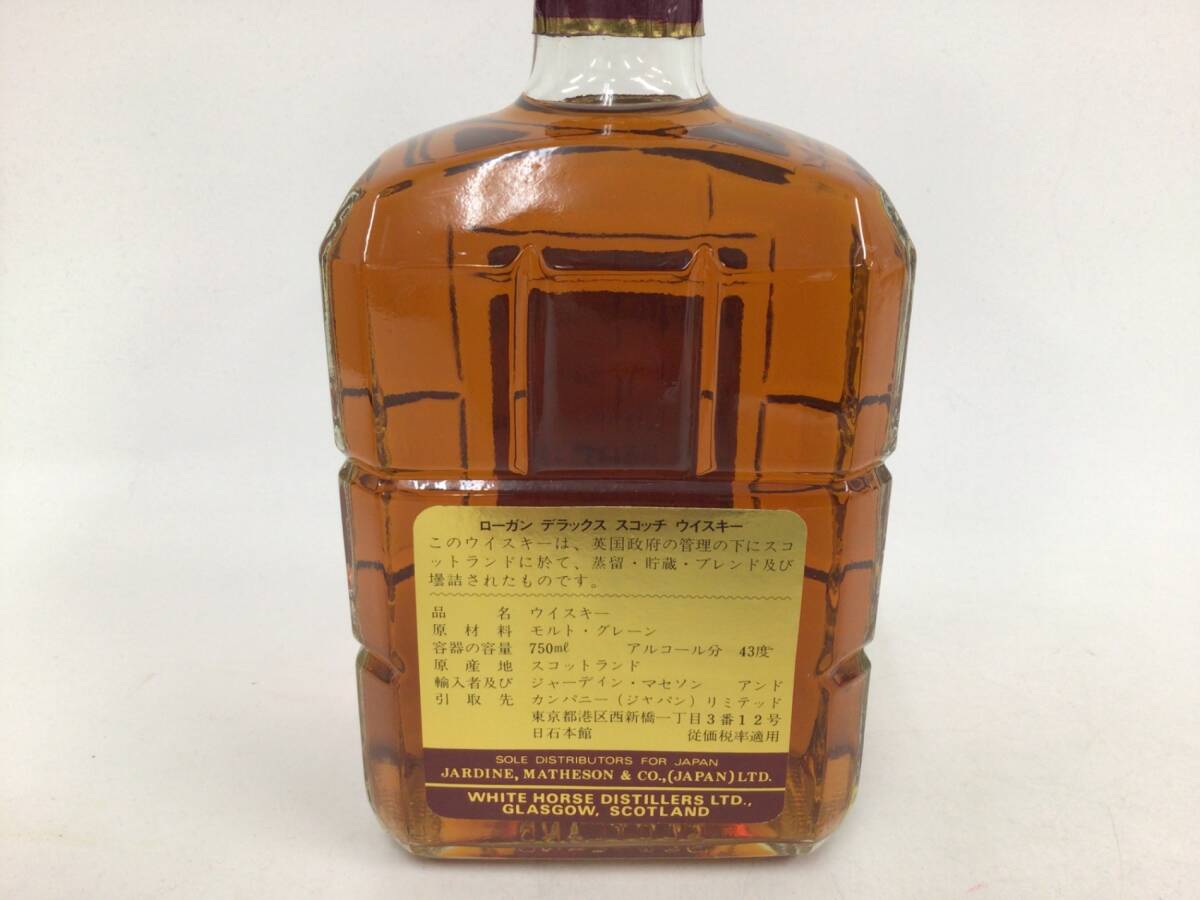 【目立った傷や汚れなし】ウイスキー ローガン 12年 デラックス 750ml 重量番号:2 (RW62)の落札情報詳細 - Yahoo!オークション落札価格検索 オークフリー