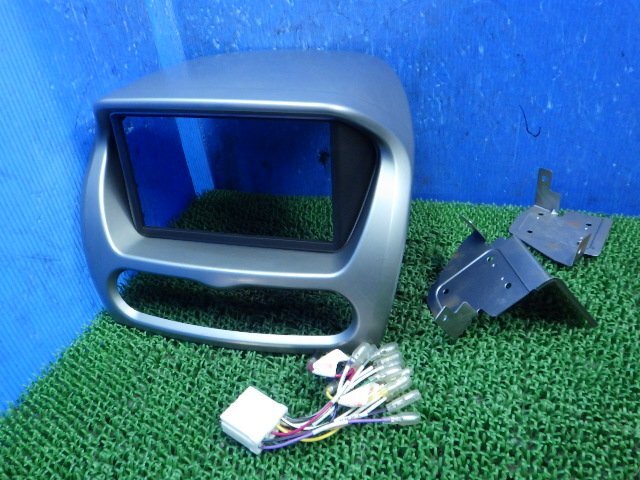 【傷や汚れあり】【B】三菱純正 2DIN 社外 ナビ デッキ センターパネル オーディオパネル ステー 変換ハーネス付 アイ HA1W HA3W i ミツビシの落札情報詳細 - Yahoo ...