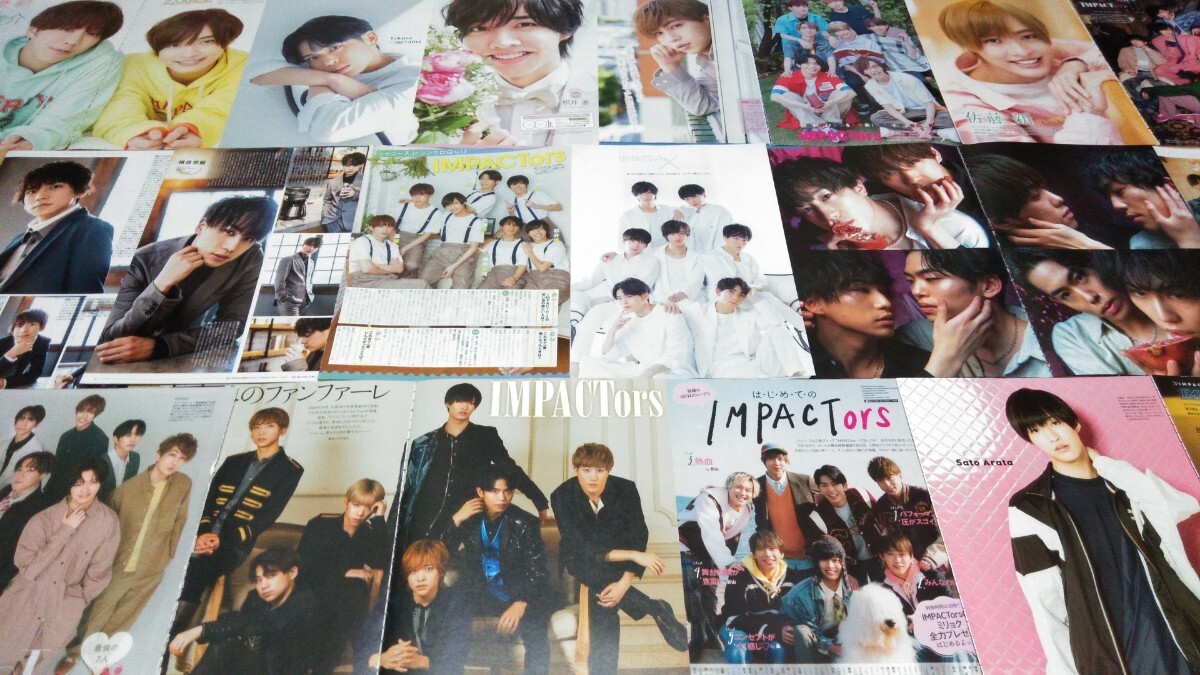 【目立った傷や汚れなし】IMP.☆IMPACTors 切り抜き 150P以上/ピンナップ4枚付き 2020年〜 佐藤新 基俊介 鈴木大河 影山 ...