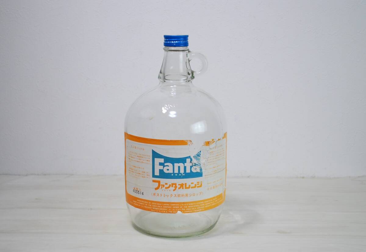 【傷や汚れあり】古い 空瓶 ファンタオレンジ ポストミックス飲料用シロップ ガロン瓶 3.785L リットル ／検索用 時代物 当時物 ガラス瓶 レトロ【08001】の落札情報詳細 ...