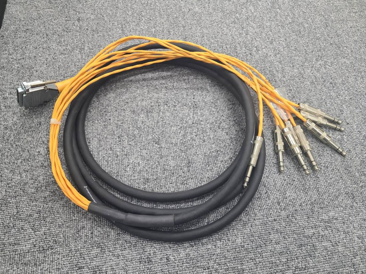 【目立った傷や汚れなし】digidesign DIGITAL CABLE TRS BALANCED TRS フォンx8 3.5m 黄 ②の落札 ...