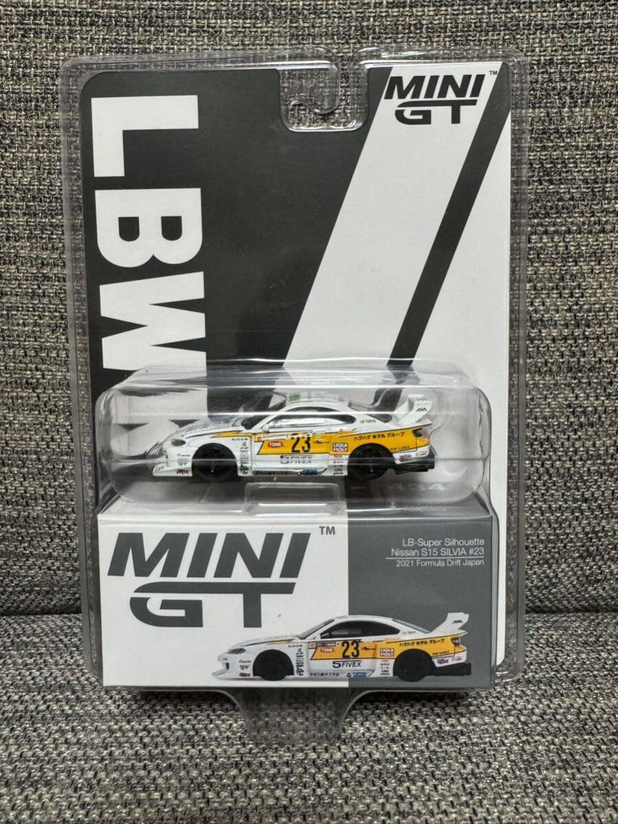 【未使用】MINI GT 1/64 LB限定ブリスター 434 LB-Super Silhouette Nissan S15 SILVIA ...