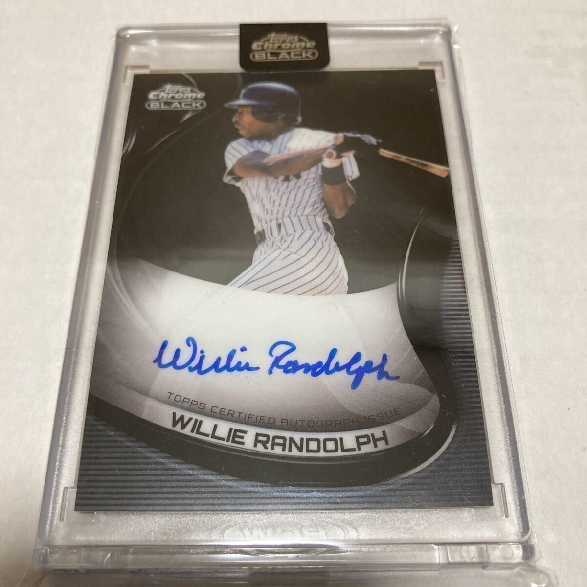 【目立った傷や汚れなし】【willie randolph】直筆サインカード 2022 MLB topps bowman panini ...