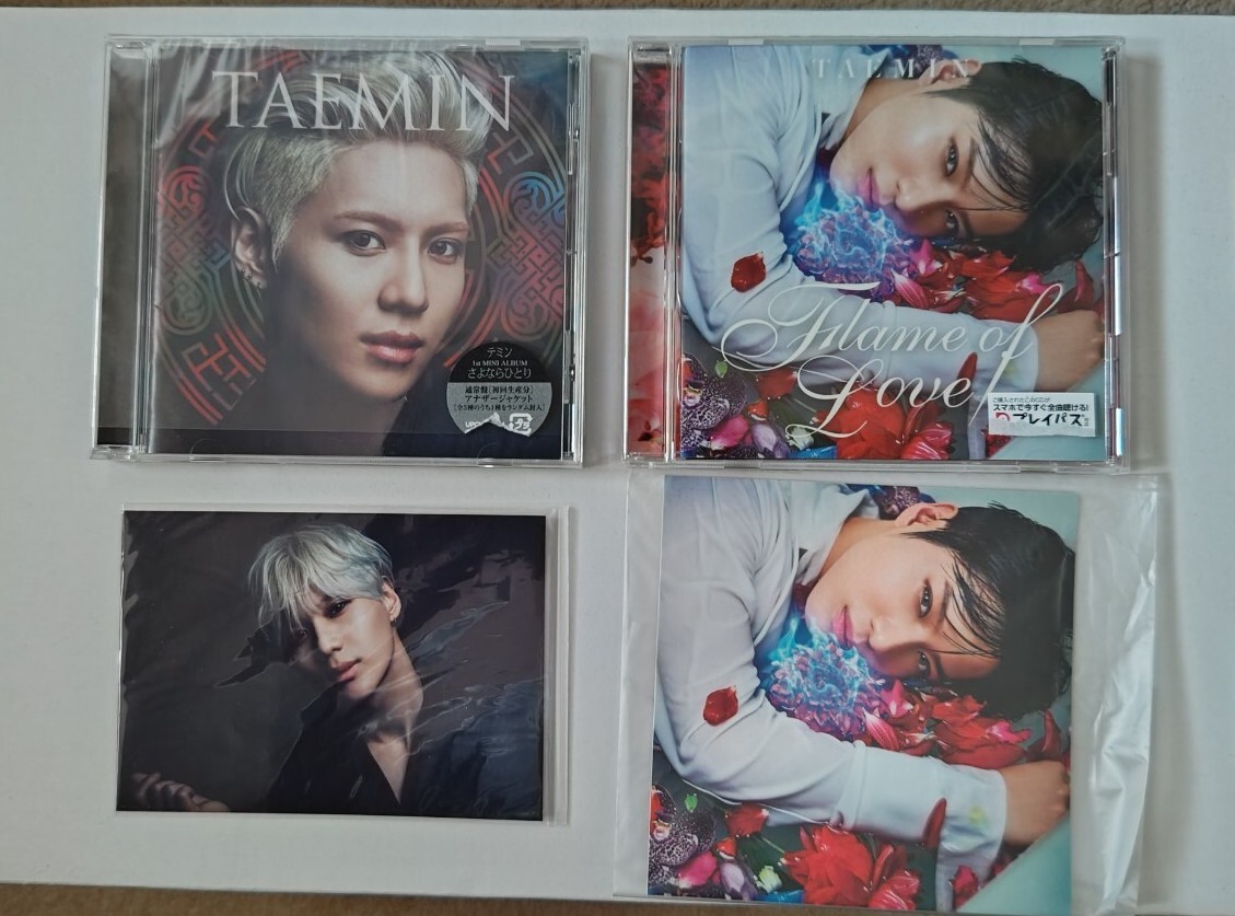 【未使用に近い】SHINee テミン TAEMIN CD「さよならひとり」「Flame of love」の落札情報詳細 - Yahoo!オークション落札価格検索 オークフリー