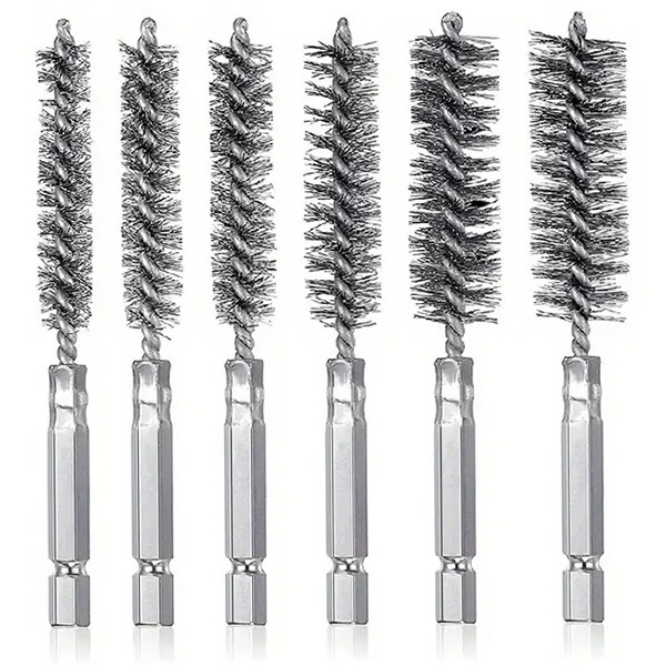 【未使用】ステンレス鋼 錆取り用ボアブラシ（ワイヤーブラシ）6本セット ODGN2-T277の落札情報詳細 - Yahoo!オークション落札価格検索 オークフリー