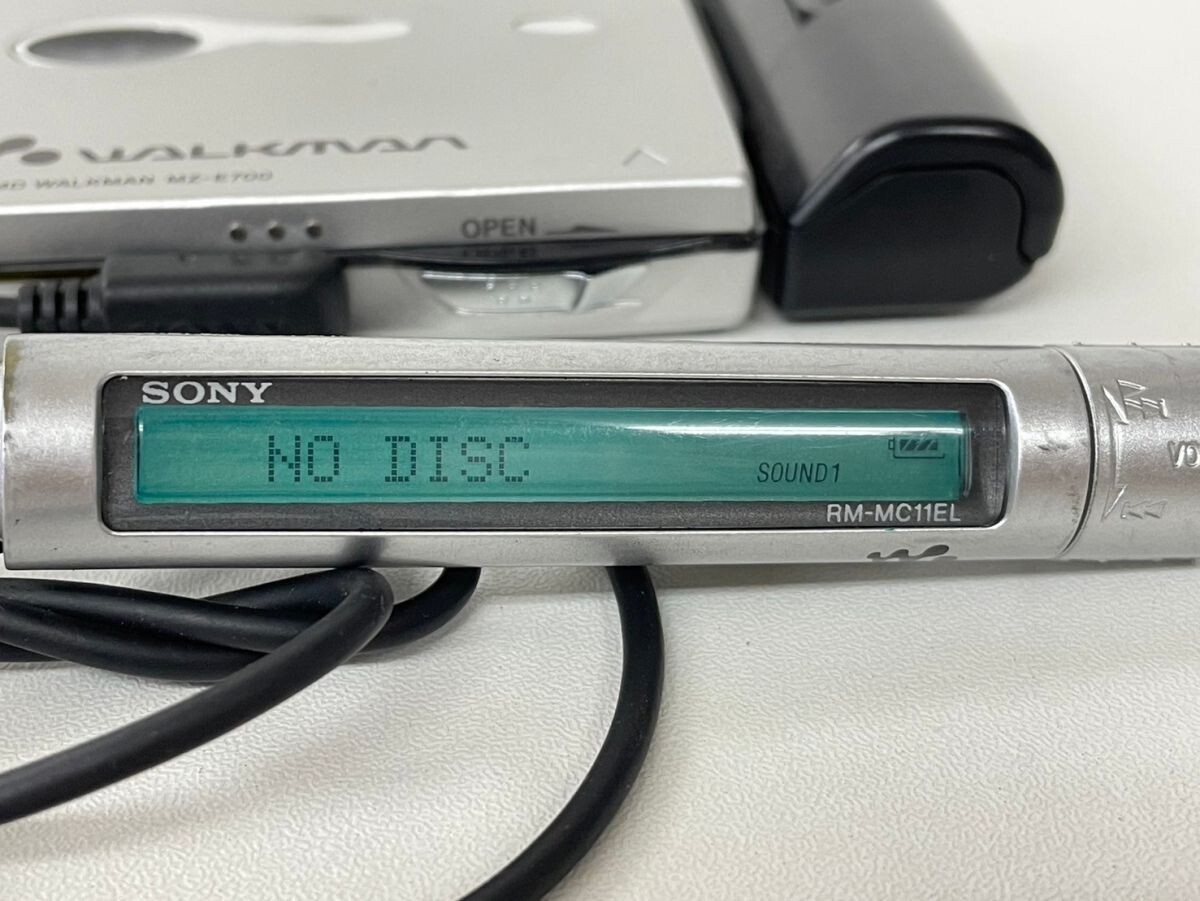 【傷や汚れあり】K306-K55-493 SONY ソニー WALKMAN ウォークマン ポータブルMDプレーヤー MZ-E700 シルバー リモコン/コード付き 通電確認OKの落札情報詳細 ...