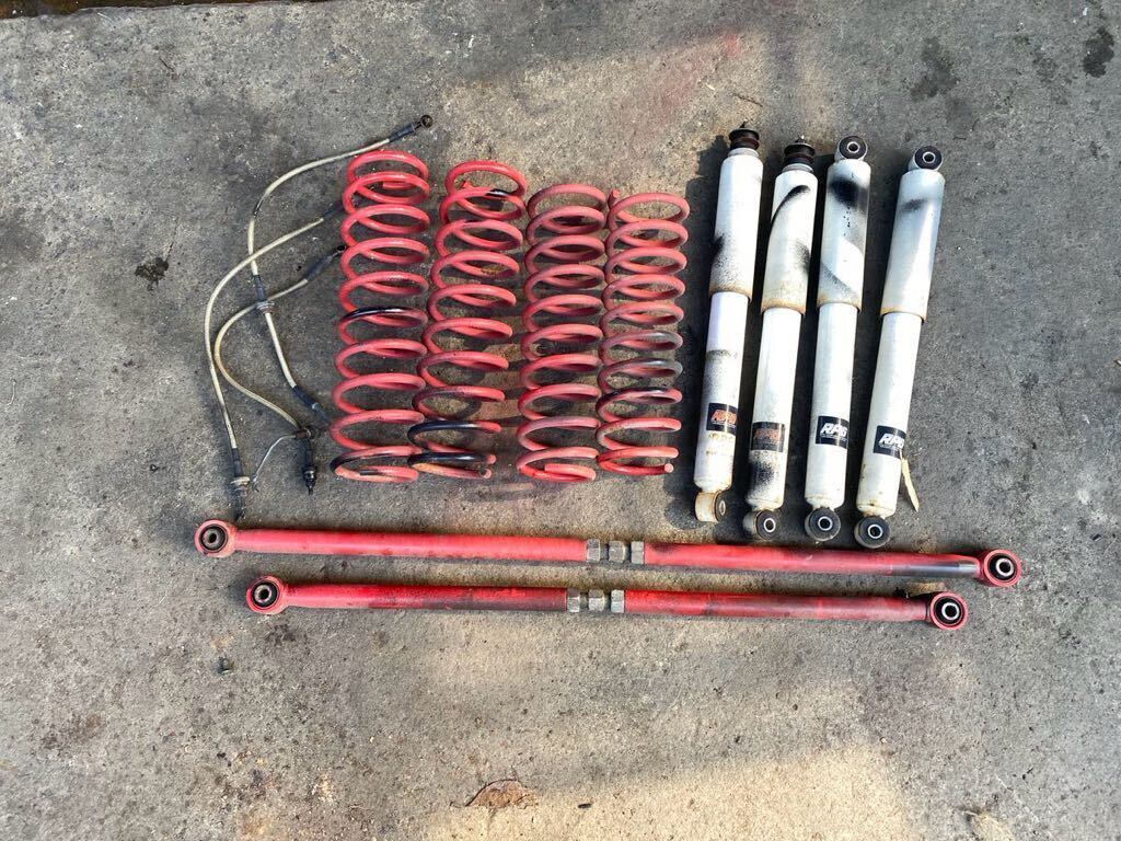 【全体的に状態が悪い】H12 GH-JB23W ジムニー 2型 XL AT RPG製 2インチ リフトアップキット ショック スプリング ラテラルロッド 1台分の落札情報詳細 - Yahoo ...