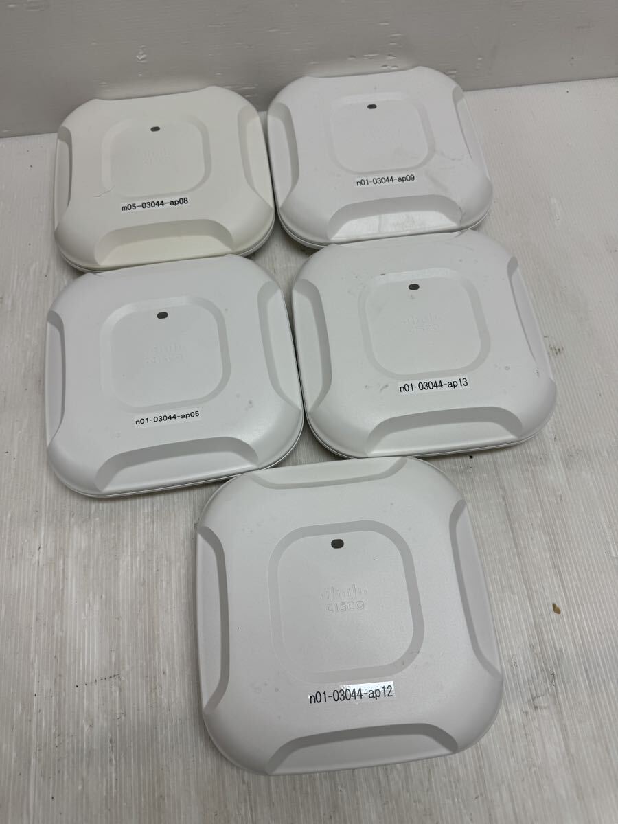 【やや傷や汚れあり】CISCO AIRONET 3700 シリーズ AIR-CAP 3702I-Q-K9 アクセスポイント 5台セットの落札 ...
