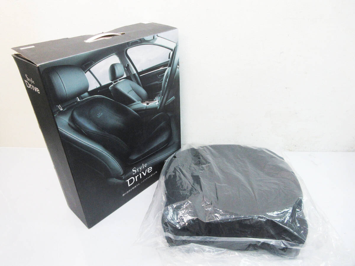 【目立った傷や汚れなし】G2511 MTG スタイルドライブ (Style Drive) ブラック 車用 クッション 長時間運転 腰椎 骨盤 ...
