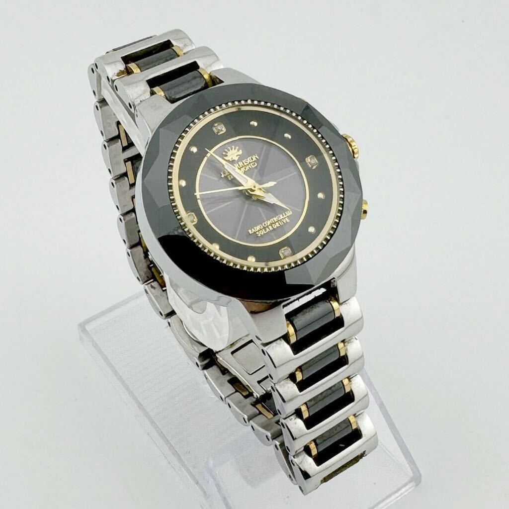【傷や汚れあり】J.HARRISON DIAMOND ジョン・ハリソンJH-024L天然ダイヤモンド カットガラス 電波ソーラー レディース腕時計 稼働品 【k4028-s984】の落札情報 ...