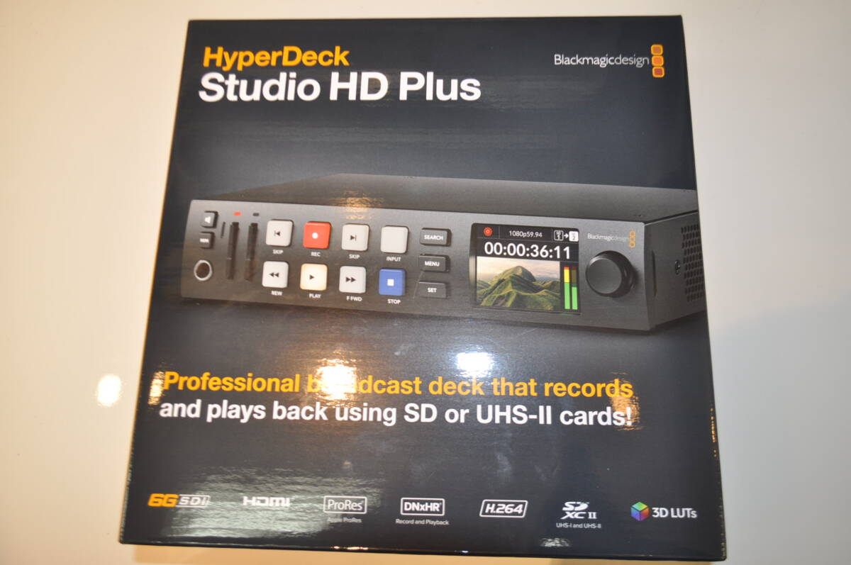【目立った傷や汚れなし】R 未使用品!!Blackmagic design ブラックマジックデザイン HyperDeck Studio HD Plusの落札情報詳細 - Yahoo ...