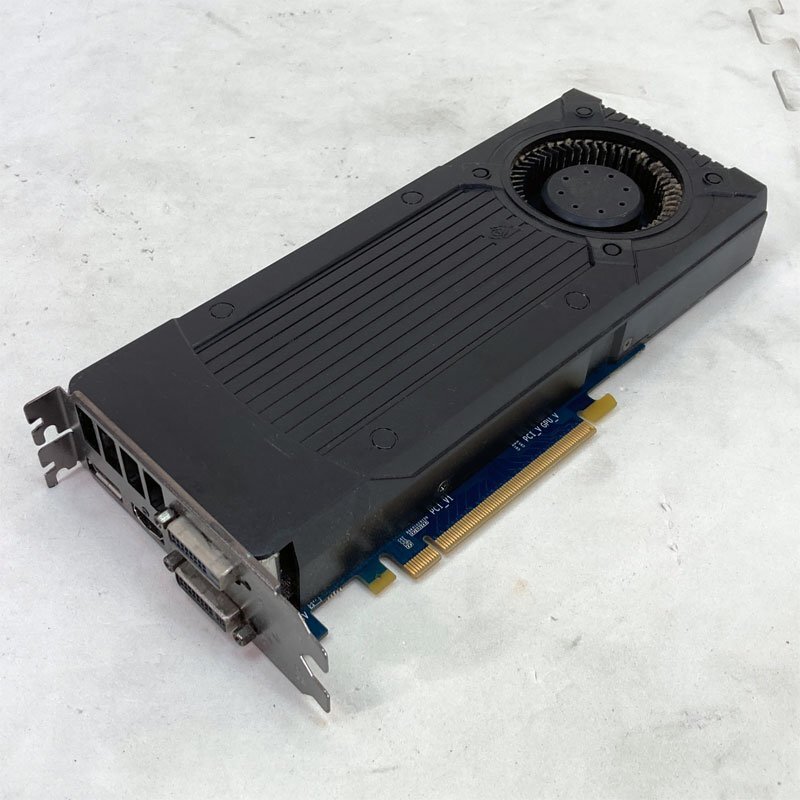 【やや傷や汚れあり】中古グラフィックカード 表示確認済 Vista～Win11 LINUX ★ NVIDIA GeForce GTX 660 GDDR5 2048MB 192bit DVI ...