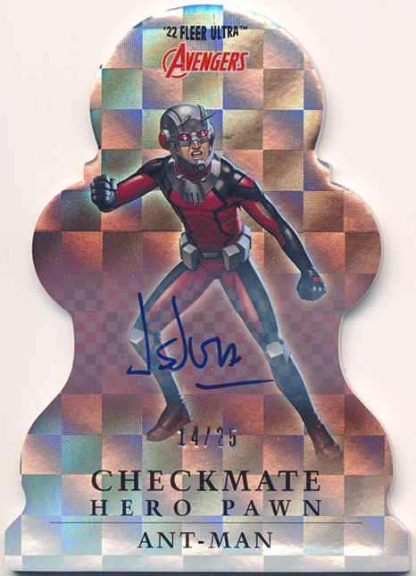 【目立った傷や汚れなし】Ant-Man 2022 Fleer Ultra Marvel Avengers Checkmate Hero ...