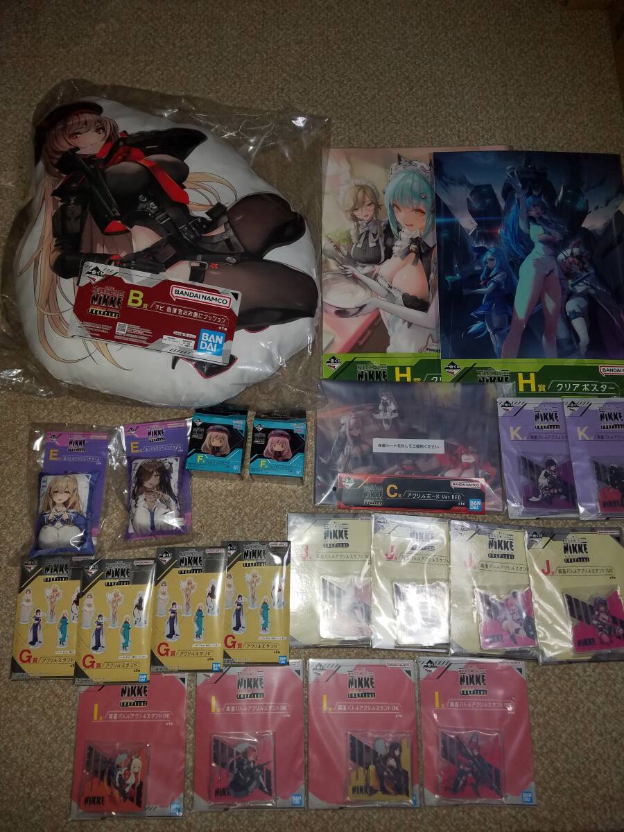 【未使用】未使用 一番くじ 勝利の女神：NIKKE CHAPTER3（B賞1個 C賞1個 E賞2個 F賞2個 G賞4個 H賞2個 I賞4個 J賞4個 K賞2個）セットの落札情報詳細 ...