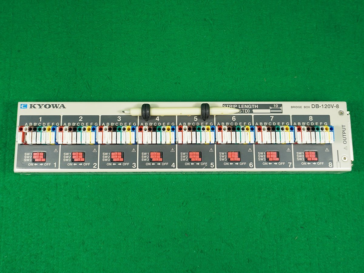 【傷や汚れあり】共和電業 ワンタッチロック式ブリッジボックス DB-120V-8C One-touch Type Bridge Box KYOWAの落札情報詳細 - Yahoo!オークション ...