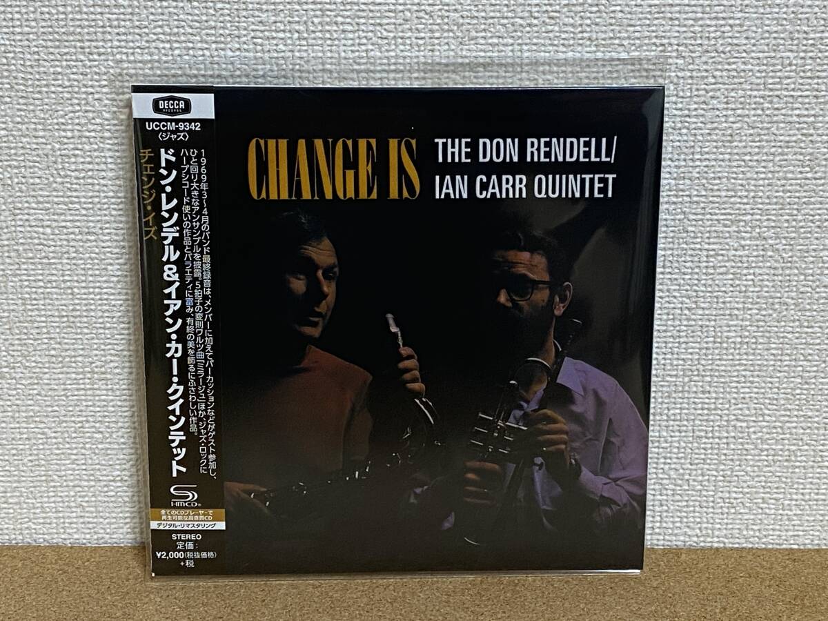 【目立った傷や汚れなし】紙ジャケ The Don Rendell / Ian Carr Quintet / Change Is SHM-CDの ...