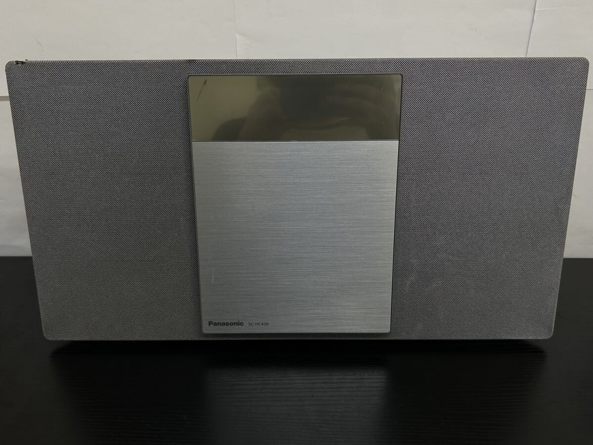 【傷や汚れあり】M208-I39-9340 Panasonic パナソニック コンパクトステレオシステム SC-HC420 スピーカー CD ...