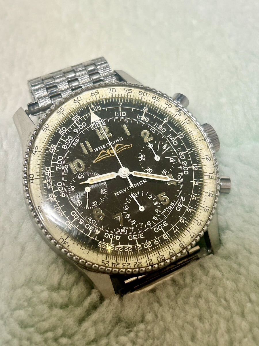 【傷や汚れあり】〈動作品！〉ブライトリング ナビタイマー マーク2.2 クロノ Ref,806 BREITLING NAVITIMER SS ...