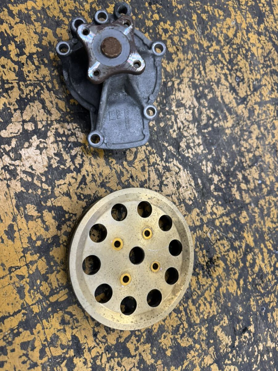 【やや傷や汚れあり】S13 180SX SR20 JUN AUTO 大容量ウォーターポンプ シルビア S14 S15 プーリーの落札情報詳細 ...